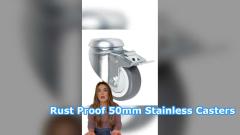 50mm TPR Wheel for Medical and Lab Carts