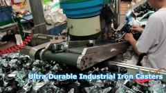 We Are Assembling The Industrial Swivel Cast Iron Wheel Caster