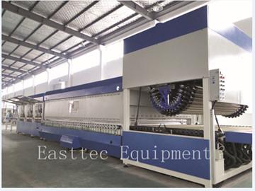 China Flat and curved glass tempering machine for sale for sale