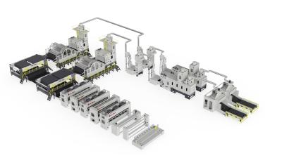 China Semi-Auto Double Heads Geotextile Needle Punched Nonwoven Production Line with 2500-8000mm Working Width for sale
