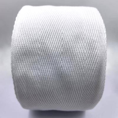 China Custom Size Herringbone Webbing Straps Woven Polyester Belt for Clothing Manufacturing for sale