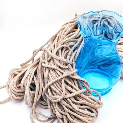 Cina 5mm cavo di canapa per DIY accessori di abbigliamento 100% canapa webbing intrecciato giuta corda in vendita