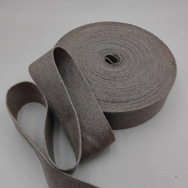 Quality Customized Colors Hemp Weaving Straps with Herringbone Pattern from Fabric for sale