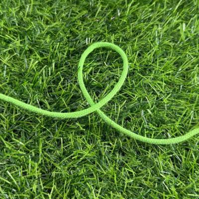 China Customizable Diameter and Length Cotton Binding Woven Cotton Rope for Spot Green Color for sale