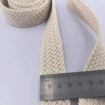 China Sustainable Wax Cord Belt Roll Bag Woven Clothing Ribbon Webbing for Bag Customization for sale