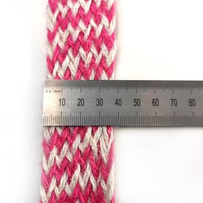 China 4 cm breed jute vlecht in eenvoudig ontwerp voor duurzame breiband en verpakking Te koop