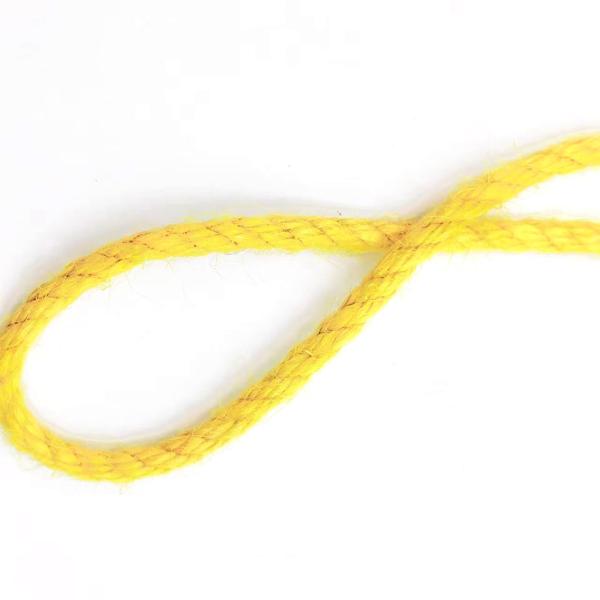 Quality Advantageous 2.5mm Twisted Colored Jute Rope for Sewing Clothes and Garment for sale