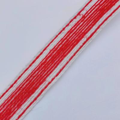 China Multiple Specifications Jute Ribbon for Customized Colors Clothing and Shoe Gift Boxes for sale