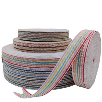 Cina Scatola regalo a nastro di giuta colorata Imballaggio Webbing ecologico per la decorazione di Natale in vendita