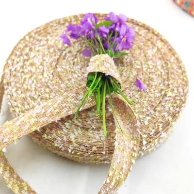 Cina Cintura di seta in legno tessuto di 3 cm sostenibile scelta ecologica per la decorazione dei regali di Natale in vendita