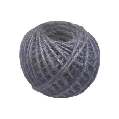 China Kleur Jute draad Ball gebreide touw Klassiek gekamd Mercerized zijde Jute touw voor schoenen Te koop