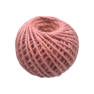 China Kleur Jute draad Ball gebreide touw Klassiek gekamd Mercerized zijde Jute touw voor schoenen Te koop