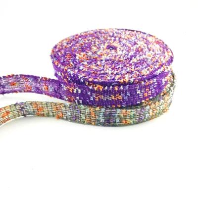 China Handmade Diy Hair Accessories Bow Ribbon Floating Flowers Superior 100% Jute Material for sale