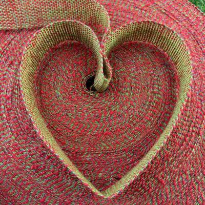 China Kerstversiering Jute Gold Ribbon milieuvriendelijke en duurzame keuze voor huistekstiel Te koop