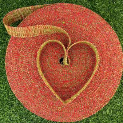 China Kerstversiering Jute Gold Ribbon milieuvriendelijke en duurzame keuze voor huistekstiel Te koop