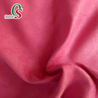 China 100%polyester suede fabric for sofa,shoes and cars for sale