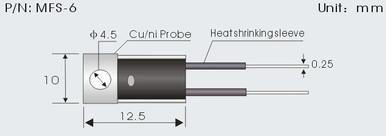 Automobile Brake Temperature Detection Sensors MFS Series 5