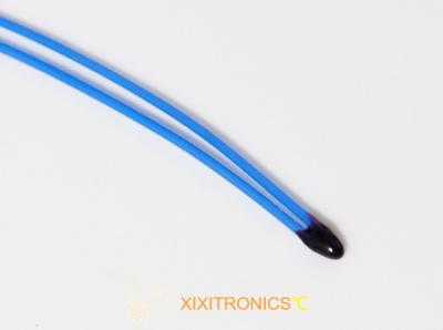 Cina Serie rivestita a resina epossidica del termistore MF5A-5 del cavo di Telfon del sensore di calore della sede di automobile di BMS in vendita