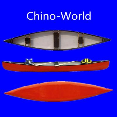 China 3 plastic seat canoe with aluminium tube,paddle canoe for sale