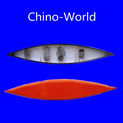 China Rotomolded plastic canoe for three person for sale