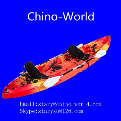 China 2+1 Family Parents-child fishing kayak for sale