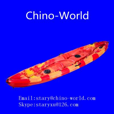 China 2+1 Family fishing kayak for sale