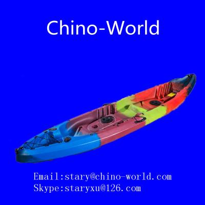 China Well sale 2+1 Family fishing kayak for sale