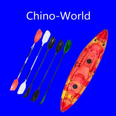 China 2+1 Family fishing kayak & helmet/backseat/paddle for sale