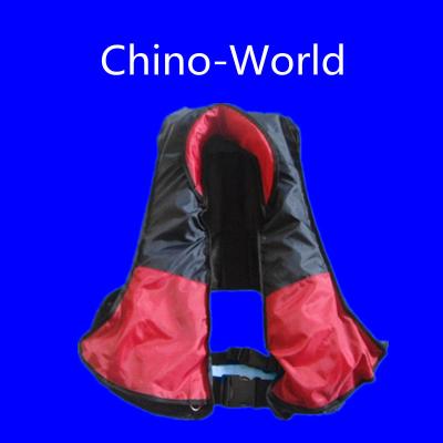 China Inflatable life jacket with collar for sale