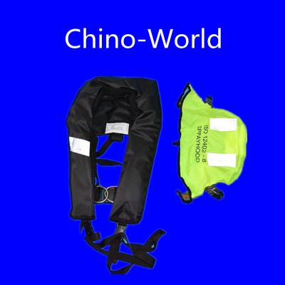 China Inflatable life jacket with sprayhood for sale