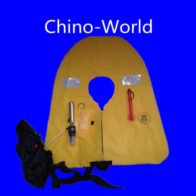 China Automatic Bag/pouch type Inflatable life jacket for sale