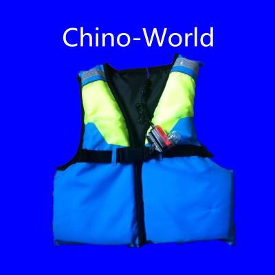 China Kayak V collar life vest with blue color for sale