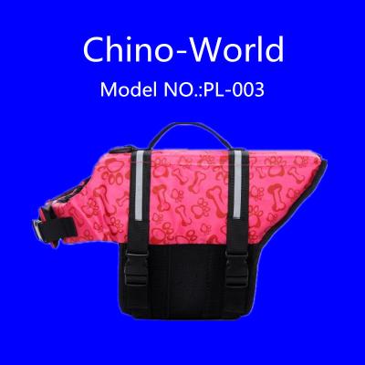 China Dog life vest with skull printing for sale