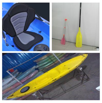 China Yellow color Fishing canoe for one person for sale