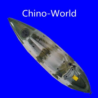 China Camouflage color single fishing kayak for sale