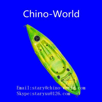 China LLDPE camouflage color fishing kayak &canoe for sale