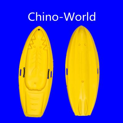 China Yellow Child kayak with paddle/life jacket/helmet for sale