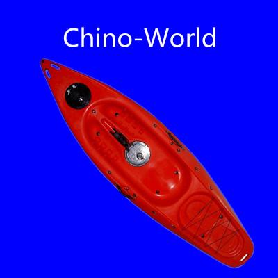 China Red color Single sit on top Kayak fishing for sale