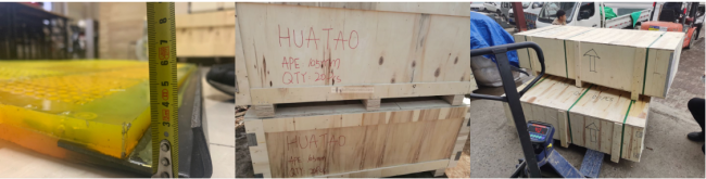 Polyurethane screen panel wooden box packaging