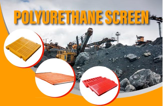 Polyurethane dewatering screen panel working process