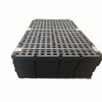 China Durable Black Color 40mm Thickness Rubber Screen Panel For Mining Vibrating Screens for sale