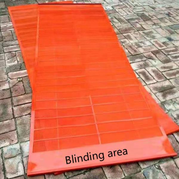 Quality Red PU Screen Mat 5.0mm Mesh for Coarse Aggregate for sale