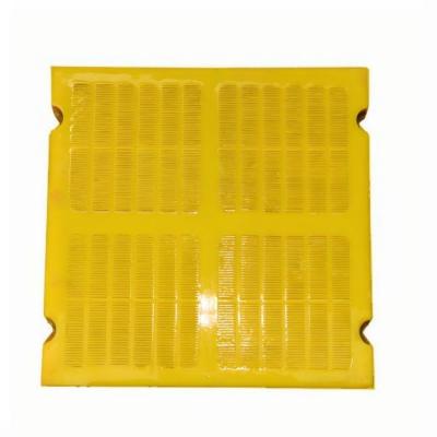 China 30mm Thick Polyurethane Screen Mat with High Wear Resistance for Bauxite Screening and Self-Cleaning Apertures for sale