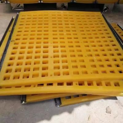 China 30mm Thickness Polyurethane Screen Panel for Mining Zinc Ore Processing for sale