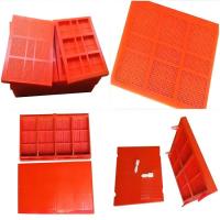 China 30mm Polyurethane Tensioned Screen Mat for Mining with 1.5mm Wire for sale