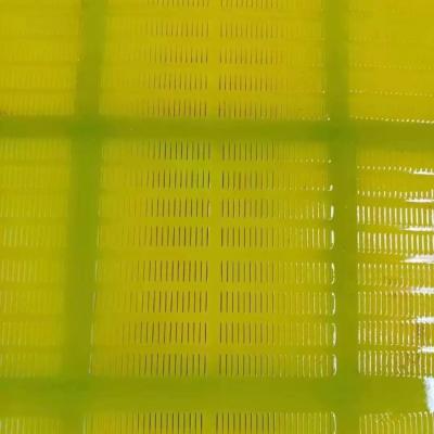 China 40mm Gele Polyurethaan Zeefmat voor Mijnbouw met Hoge Slijtvastheid Te koop