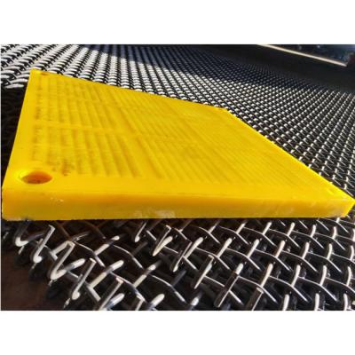 China 30mm Polyurethane Tensioned Screen Mat for Copper Ore Mining for sale