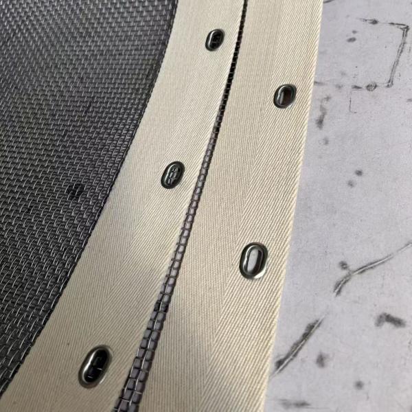 Quality Stainless Steel Grommet Screen with Hook for Megatex Screeners for sale