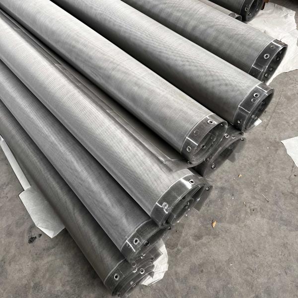 Quality 230 Count Fine-Mesh Industrial Bolting Cloth with Canvas Edge for sale