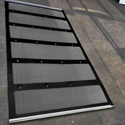 Cina Sostituzione schermo con occhielli in 316SS per separatori Rotex con striscia in PU in vendita